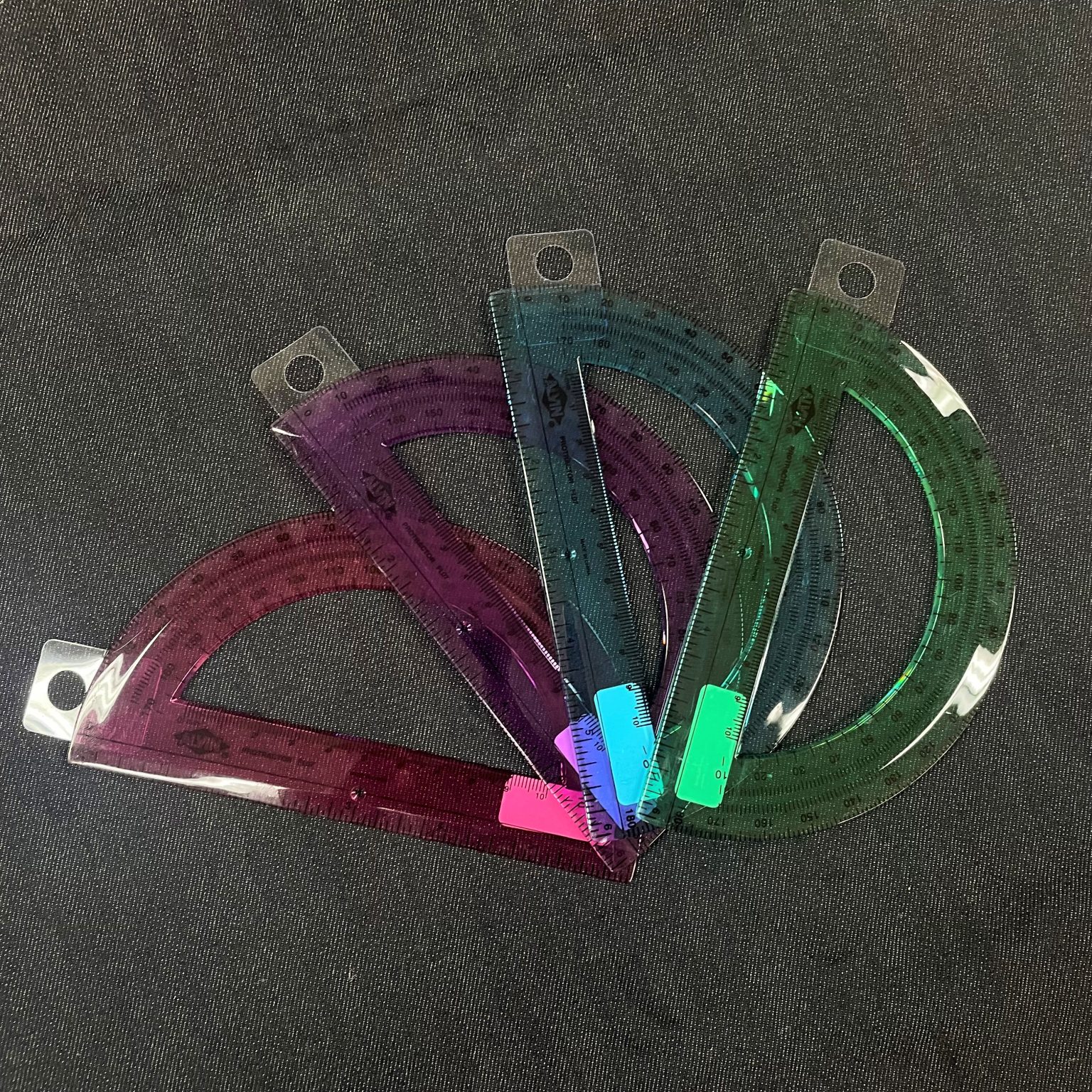 Alvin 6" Colored Protractors