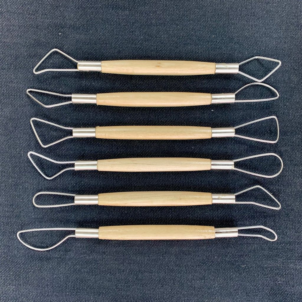 8'' Double-End Ribbon Clay Modelling Tools - Set of 6